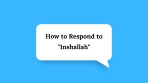 How To Respond To “Inshallah” – WiseRespond